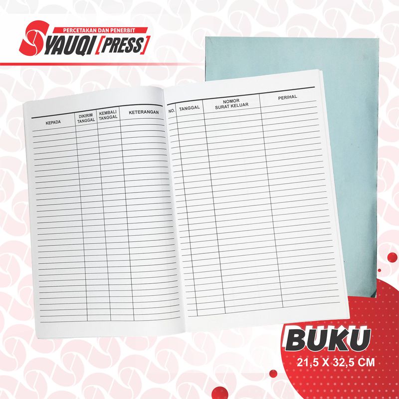 BLANGKO BKD - BUKU PENOMORAN SURAT KELUAR