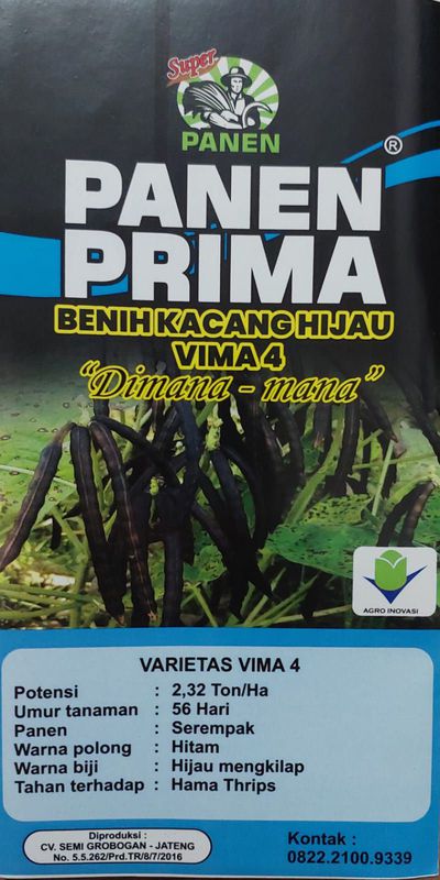 Benih Kacang Hijau Vima 4