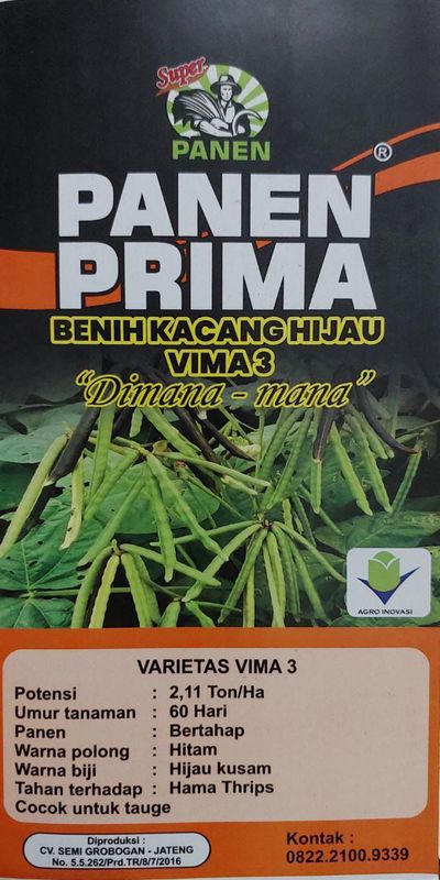 Benih Kacang Hijau Vima 3