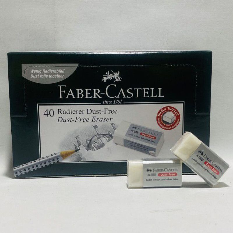 Penghapus Faber Castell Putih