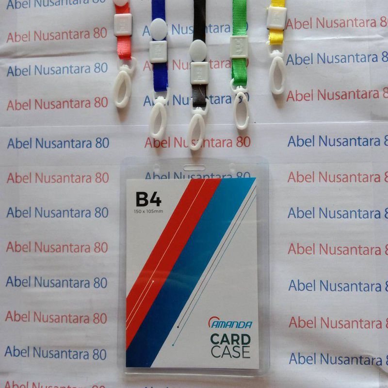 paket ID card Case B4 + tali 1 meter