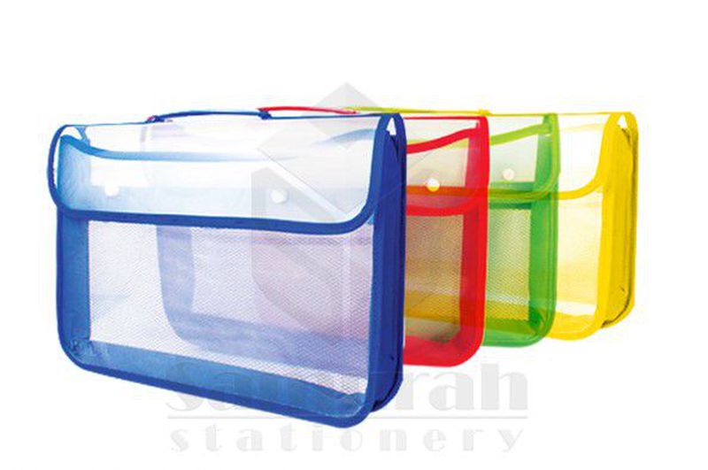 Map Plastik Kancing Tali - Kuning