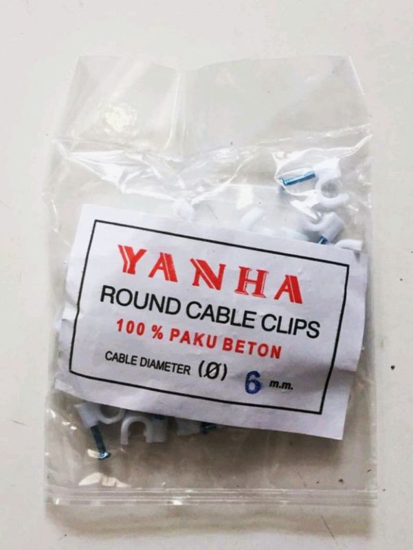 klem kabel paku beton yanha 6mm