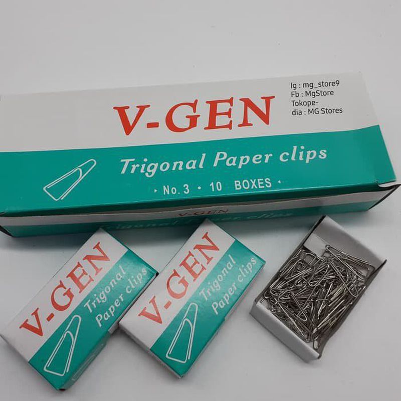 TRIAGONAL PAPER CLIP NO.3 V-GEN