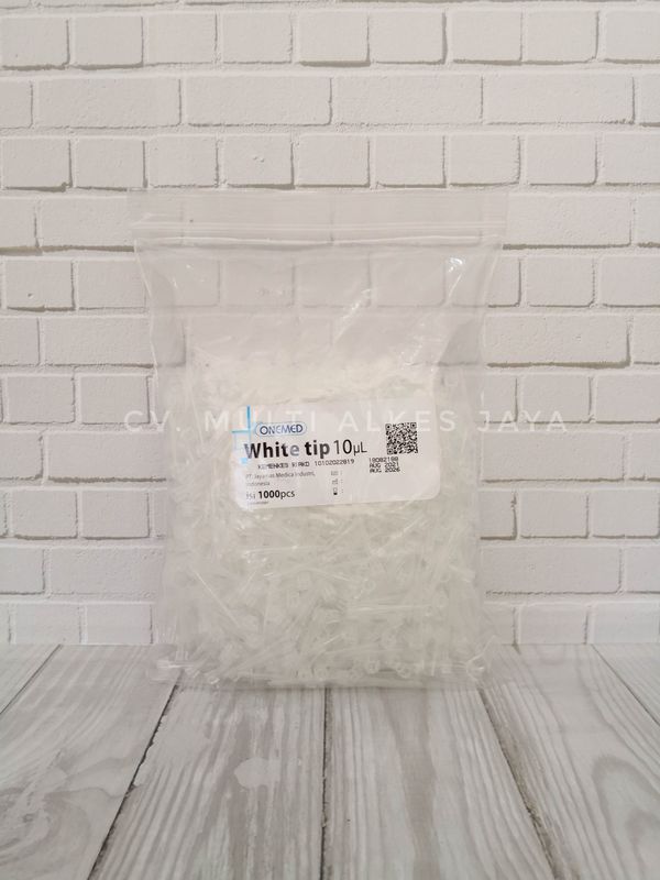 White tip 10 Mikroliter Onemed / Tip Putih 10 Mikroliter