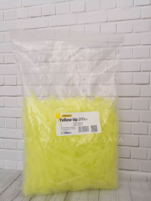 Yellow Tip 200 Mikroliter Onemed / Tip Kuning 200 Mikroliter