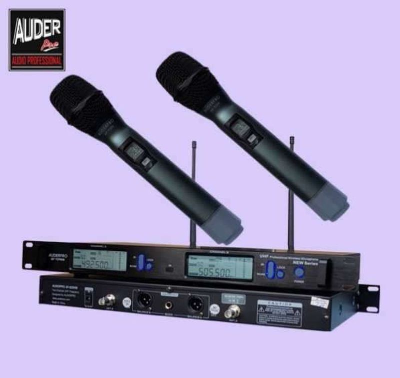 Mic Wireless AUDERPRO AP-929WM-HH (2 Mic Genggam) Digital