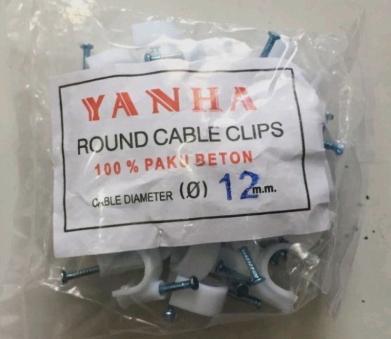klem kabel paku beton yanha 12mm