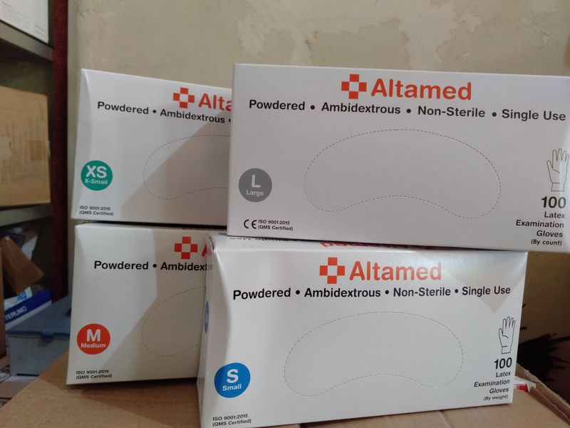 Handscoon Non-steril Powder Altamed - L