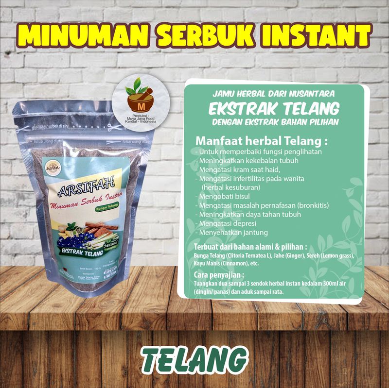 Herbal Pengelihatan / Ekstrak Bunga Telang