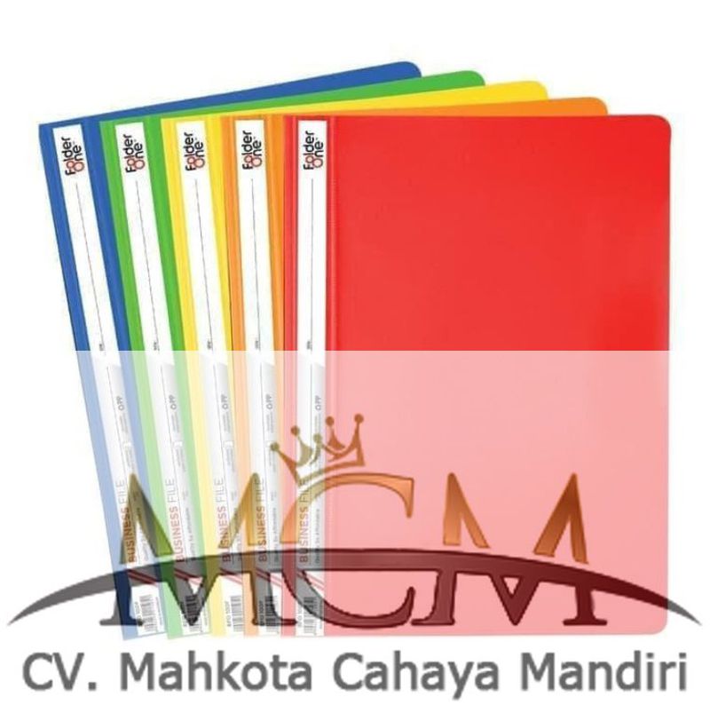 MAP PLASTIK TRANSPARAN / BUSINESS FILE FOLDER ONE - MAP F4