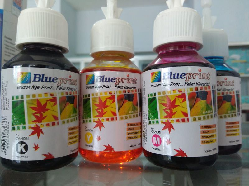 Tinta Blue Print Botol - Kuning