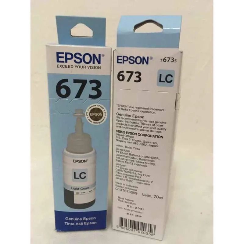 Tinta Epson 673 Light Cyan