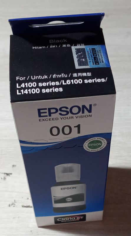 Tinta epson 001 hitam 127 ml