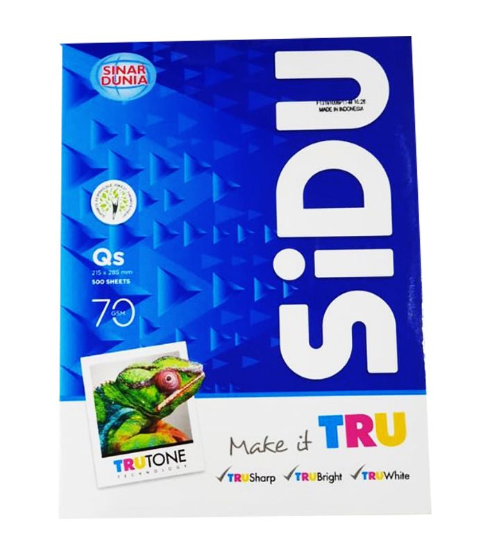 Kertas Kwarto SIDU QS 70 Gram per RIM