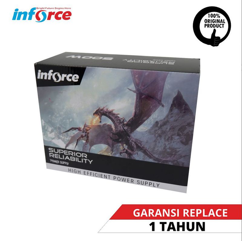 Power Supply Inforce Superior 500W Plus Pemasangan
