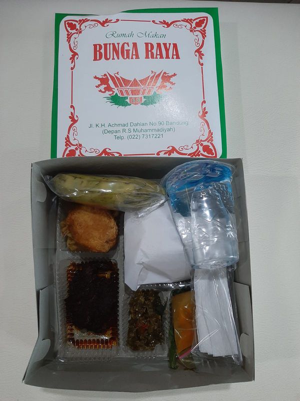 Nasi Kotak Nasi Padang Bunga Raya