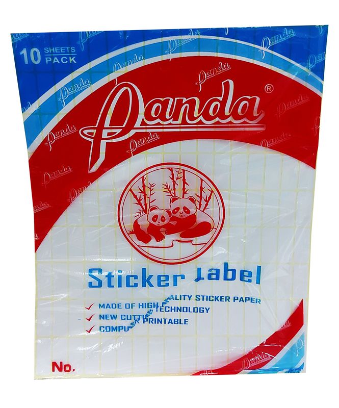 Sticker Label Panda 112