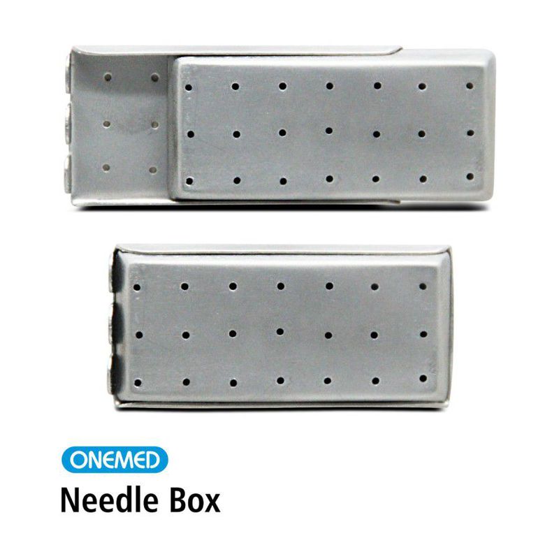 Needle Box Stainless Steel OneMed