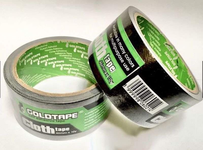 Lakban Jilid hitam GOLDTAPE