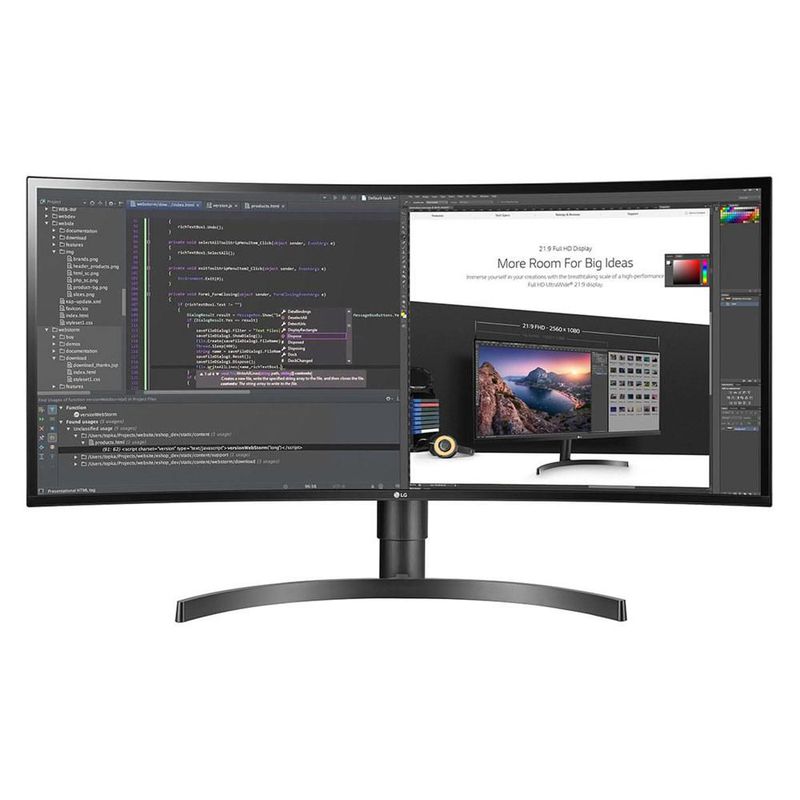 LG Monitor 34 Inch UltraWide 21:9 WQHD 34WN80C-B