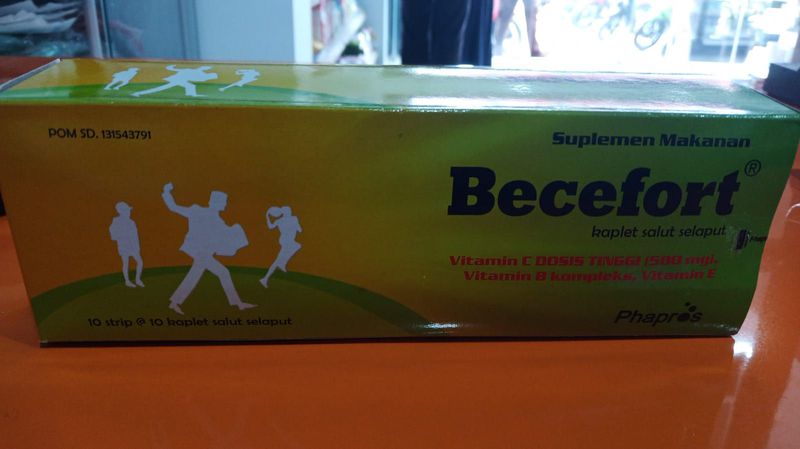 VITAMIN BECEFORT TAB - STRIP 4