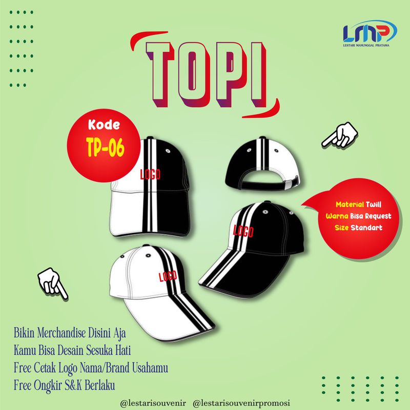 souvenir topi custom / souvenir merchandise kantor dan bank topi custom ...