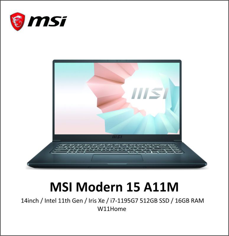 MSI modern 15 a11m 14