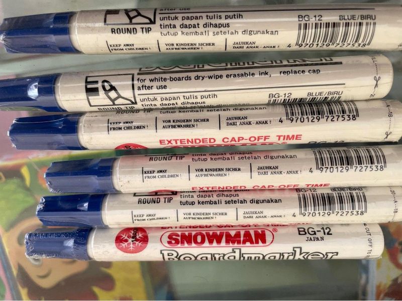 Spidol Whiteboard Snowman - Biru