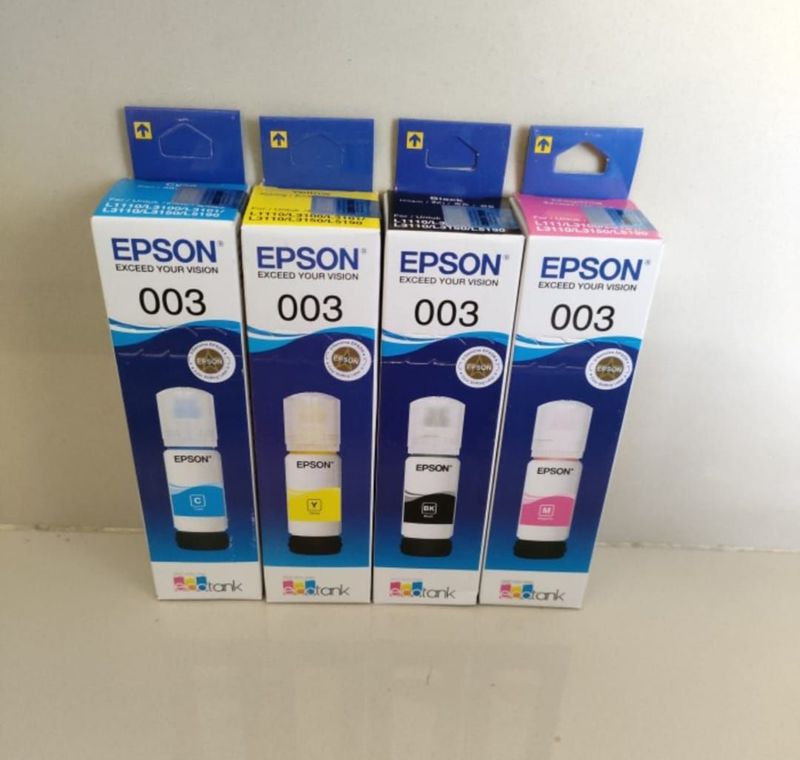 Tinta Printer 003 Warna - Epson - Cyan