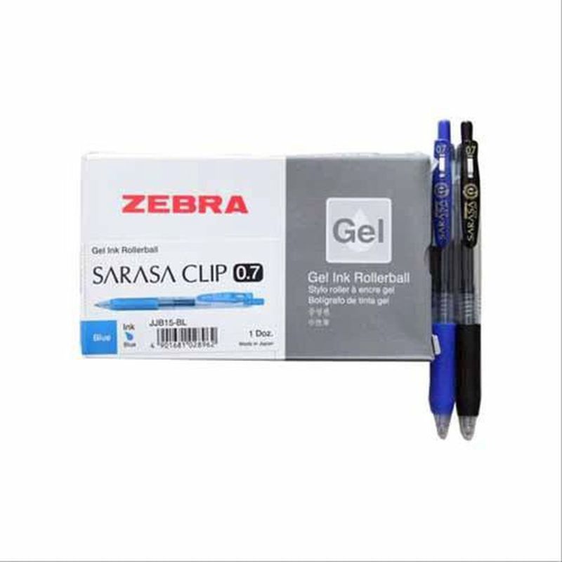 Pulpen Sarasa Zebra Clip 0,7 /pack - Biru