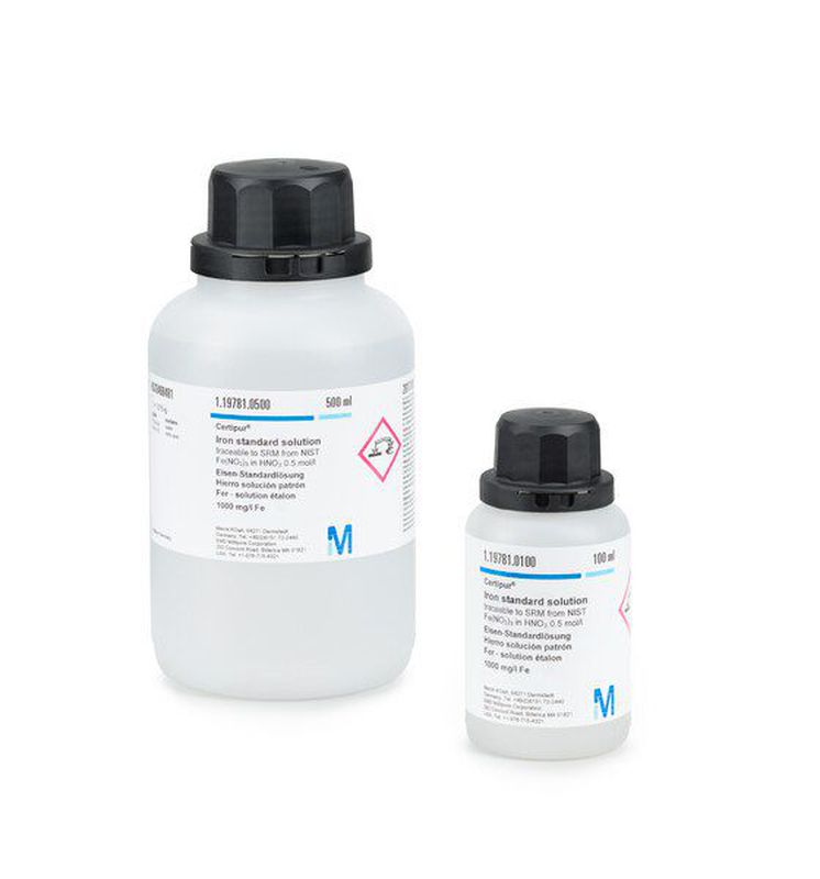 1.19786.0500 COPPER STANDARD SOLUTION TRACEABLE TO SR 500 ML MERCK