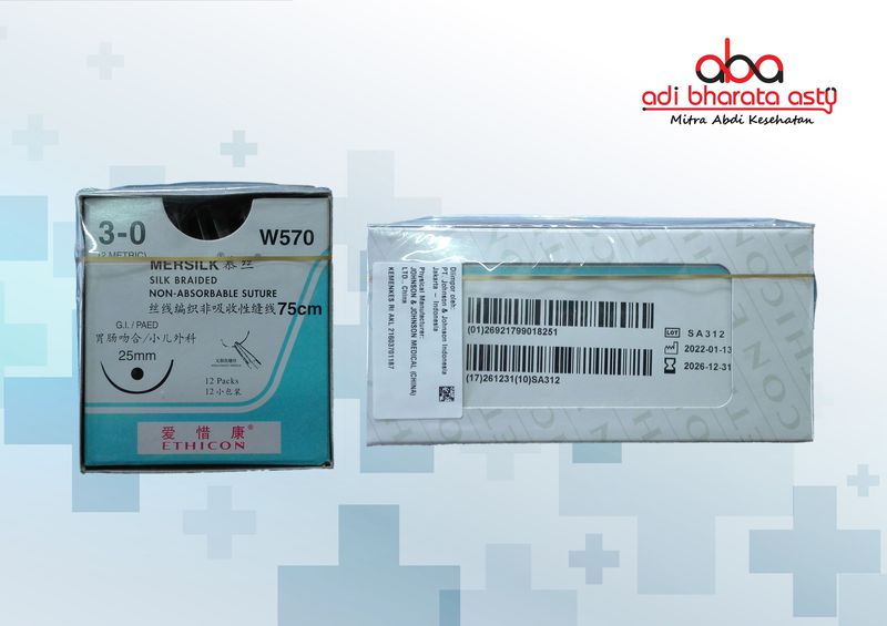 Ethicon Mersilk 3-0 W570