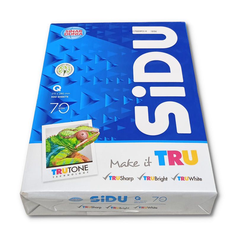 Kertas HVS Quarto 70Gram Sidu / RIM
