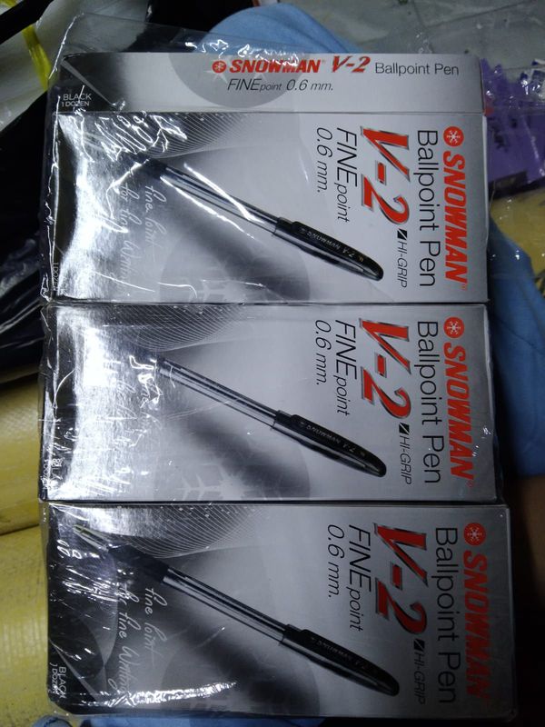 Pulpen Snowman V-2 - Hitam