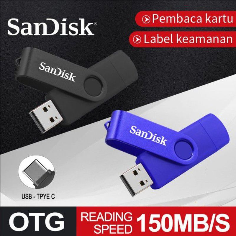 FLASHDISK DUAL DRIVE OTG USB TYPE C 3.1 FLASH DRIVE