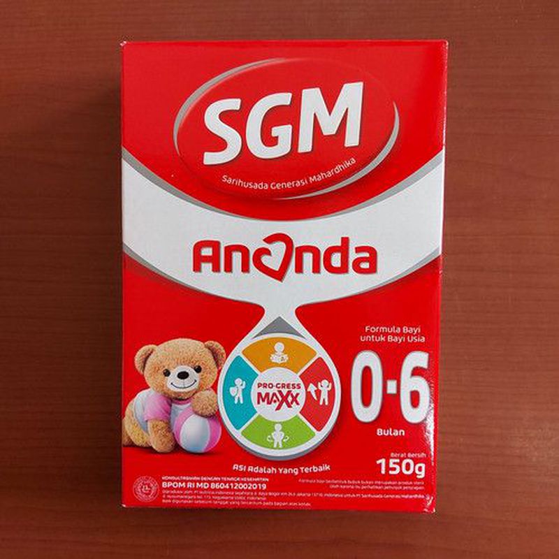 susu SGM ananda 150 gram