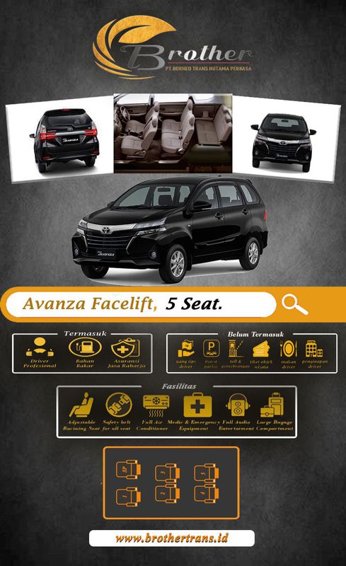 JASA SEWA MOBIL AVANZA FACELIFT