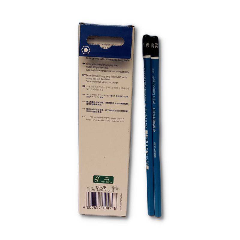 Pensil Staedtler 2B Mars Lumograph