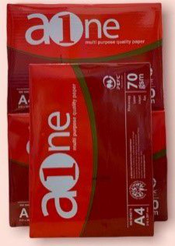 Kertas HVS Putih A4 70 Gr Merk A1ONE