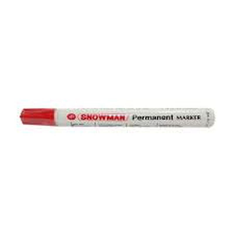 Spidol Permanent Snowman Merah