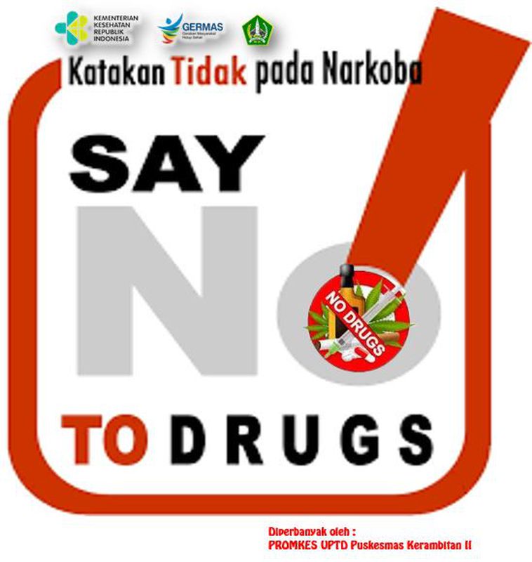 Stiker Anti Narkoba - A4