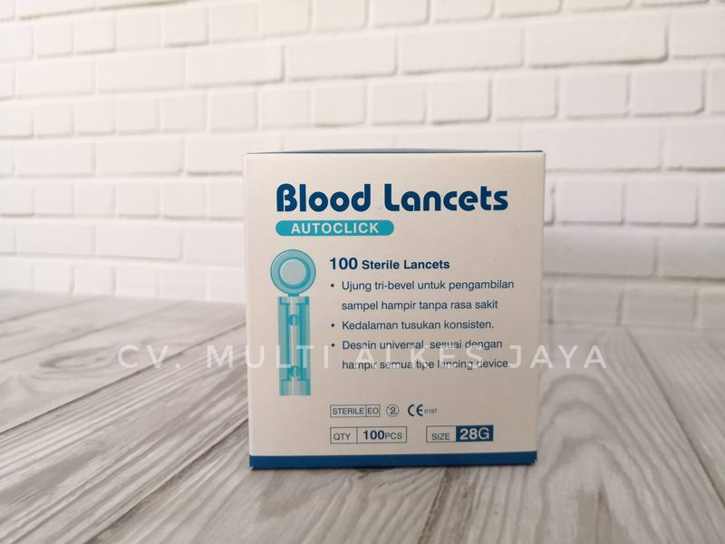 Blood Lancets Onemed / Lancet Onemed Ukuran 28G Sterile