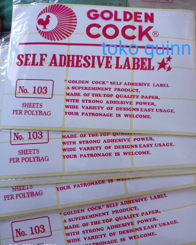 Label Sticker No 103 Label Undangan No 103
