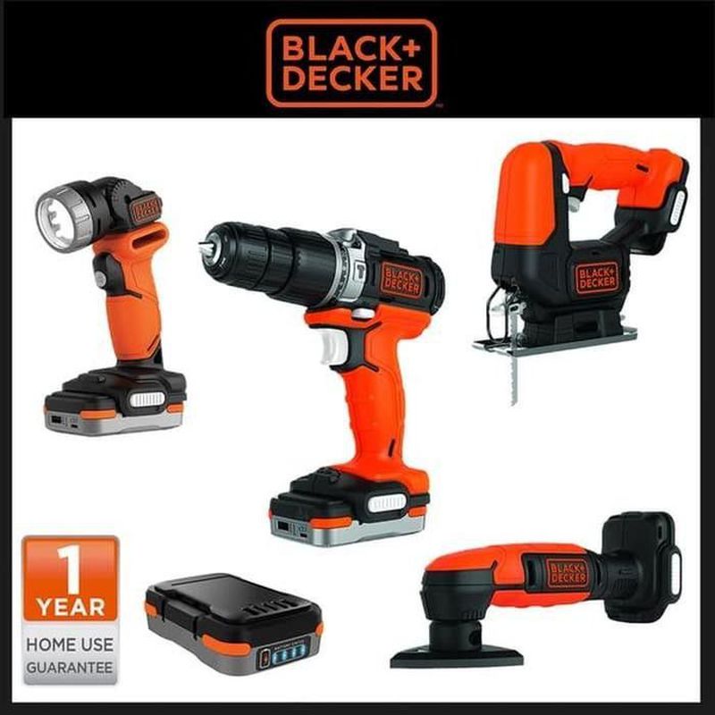 Toolkit Set Elektrik Black Decker GoPak 4