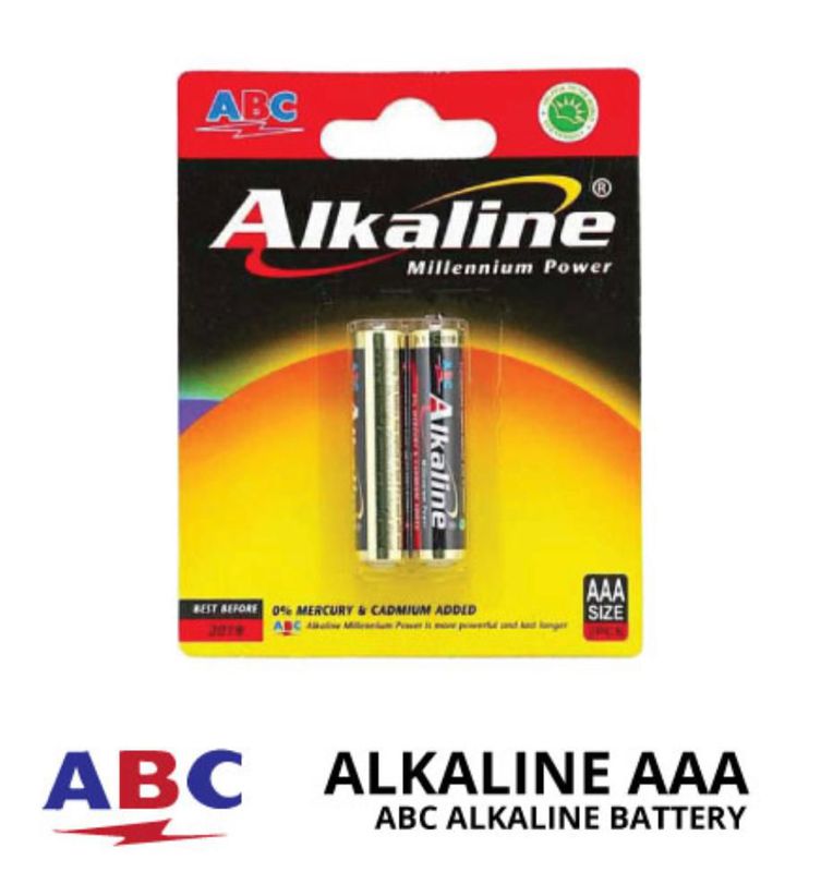Baterai Alkaline ABC, Uk AAA