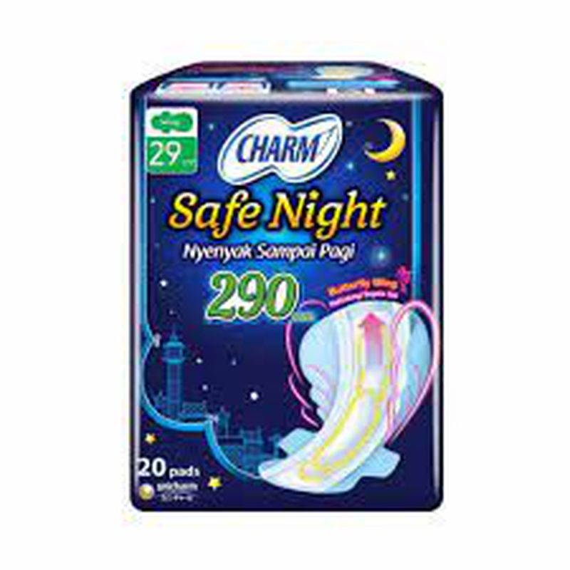 Pembalut Charm Safe Night Wings