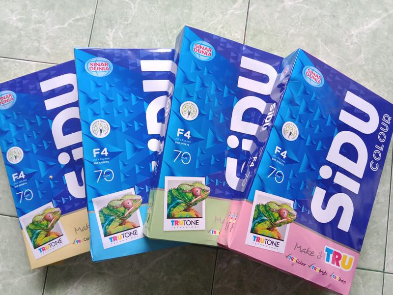 Kertas F4 SIDU Warna - Merah