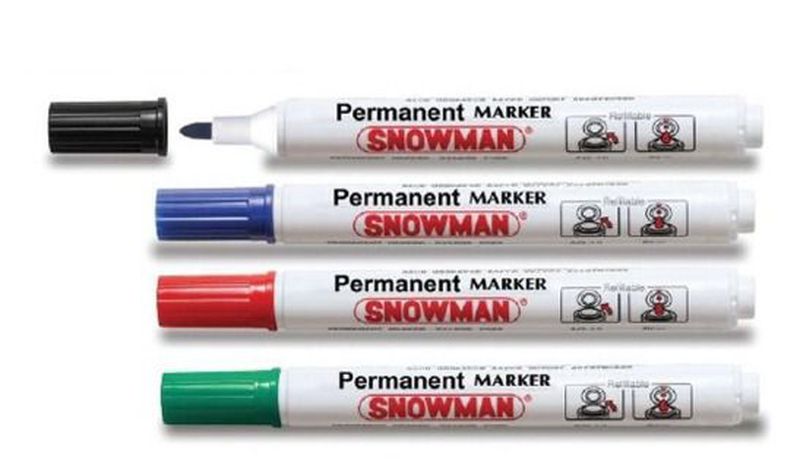 Spidol Permanen / Spidol Snowman Permanen AG12 / Spidol Permanent ...