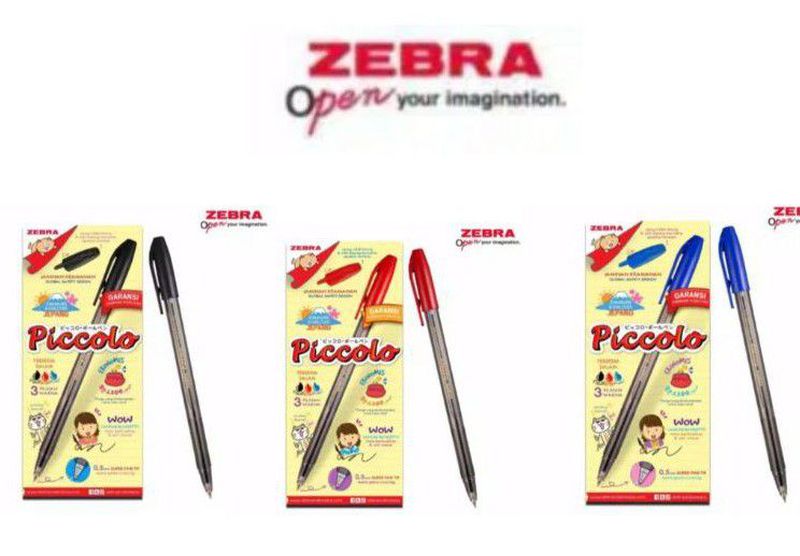 Ballpoint ZEBRA PICCOLO - 0,5 - Hitam
